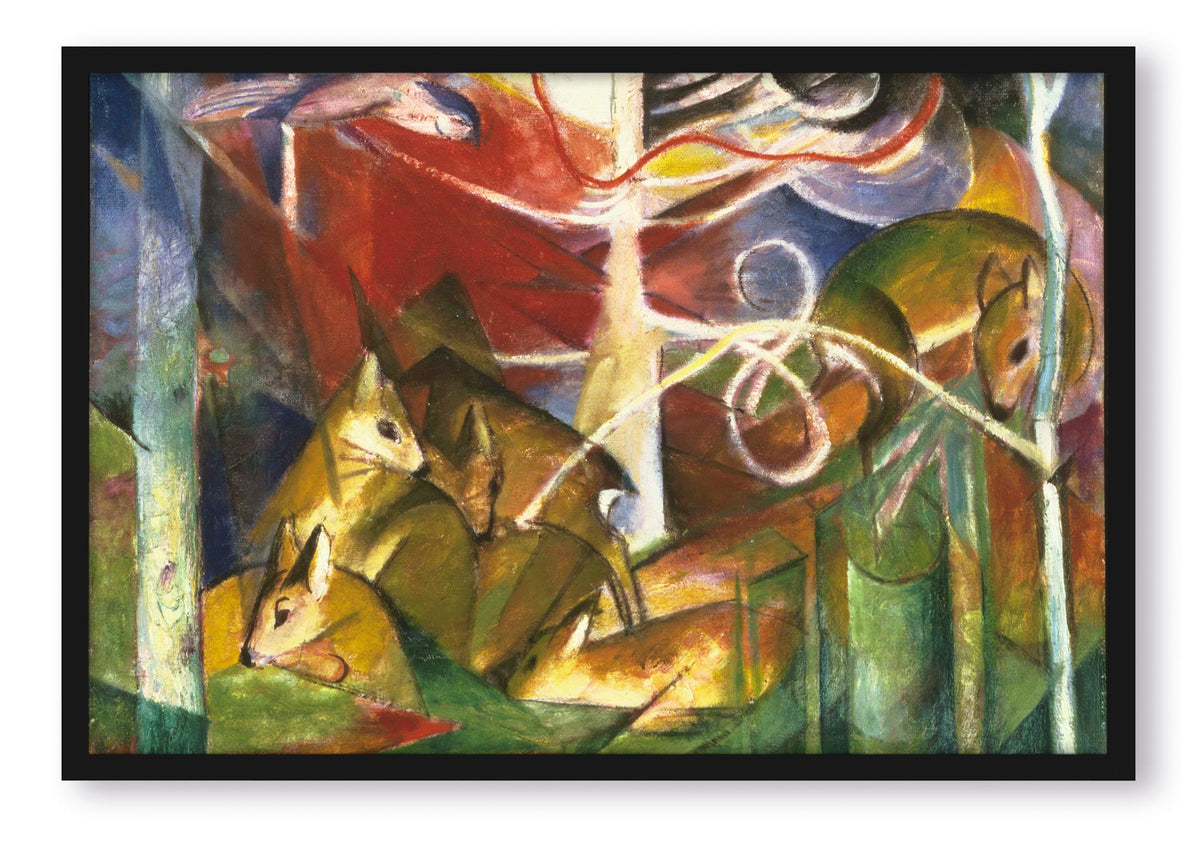 Franz Marc Rehe Im Wald